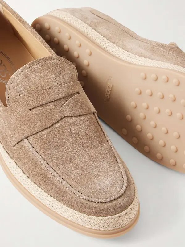 TOD'S Suede Espadrilles