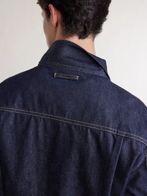 Acne Studios Cropped Denim Trucker Jacket