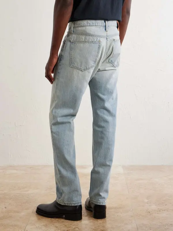 CHERRY LOS ANGELES Straight-leg Distressed Jeans