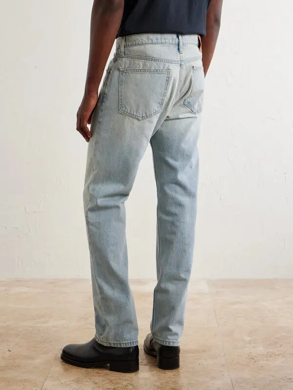 CHERRY LOS ANGELES Straight-leg Distressed Jeans