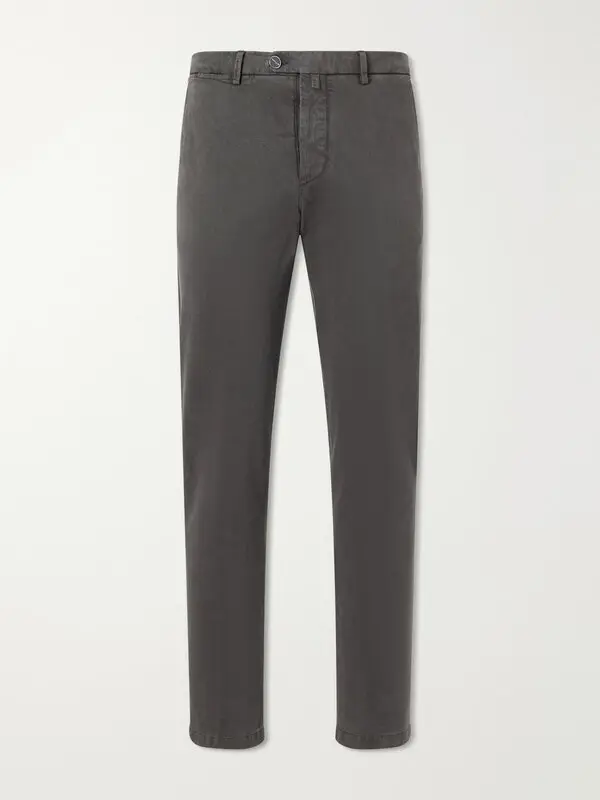 Kiton Straight-leg Lyocell-blend Trousers