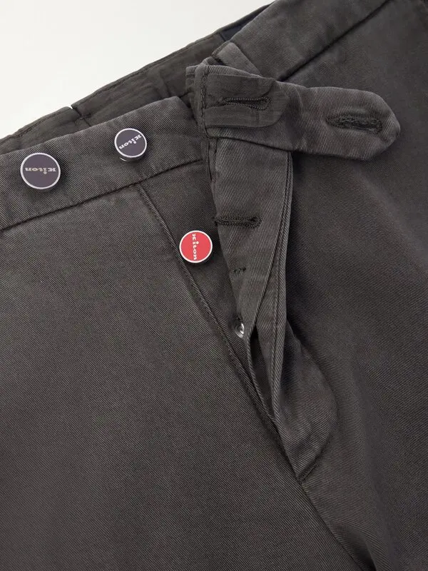 Kiton Straight-leg Lyocell-blend Trousers