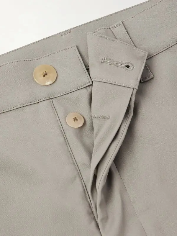 Rick Owens Straight-leg Cotton-blend Canvas Shorts