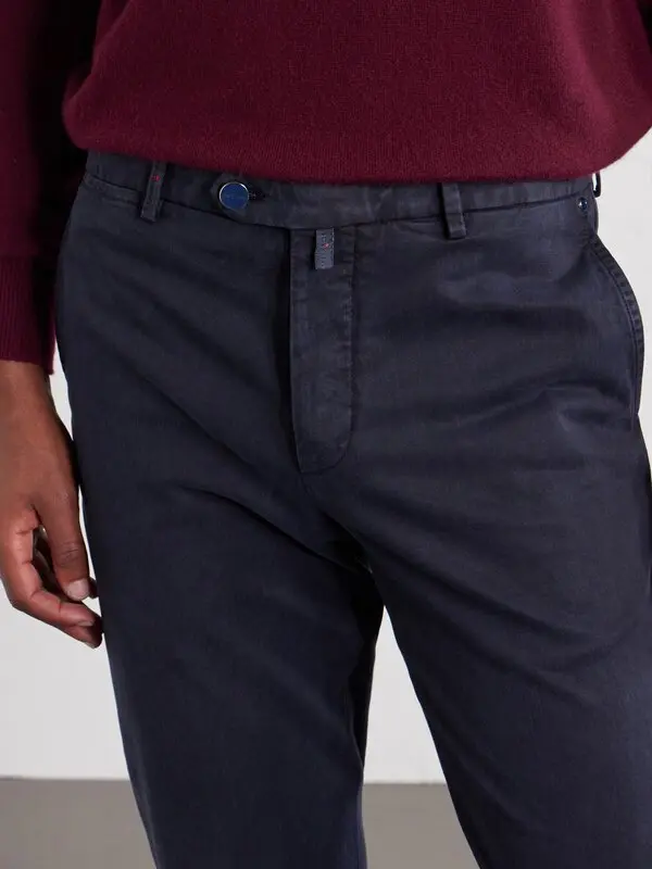 Kiton Straight-leg Lyocell-blend Trousers