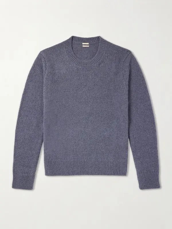 Massimo Alba Bruce Alpaca-blend Crewneck Sweatshirt