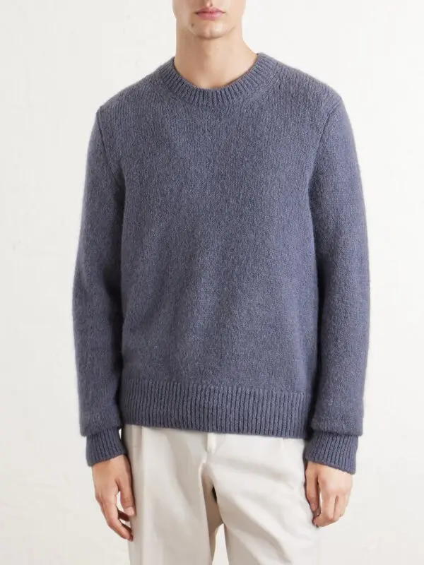 Massimo Alba Bruce Alpaca-blend Crewneck Sweatshirt