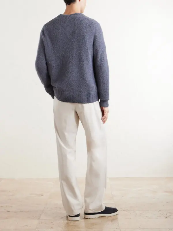 Massimo Alba Bruce Alpaca-blend Crewneck Sweatshirt