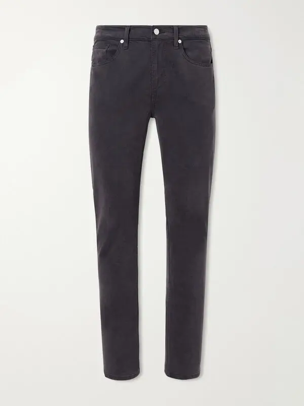 FRAME Modern Slim-fit Straight-leg Jeans - Gray