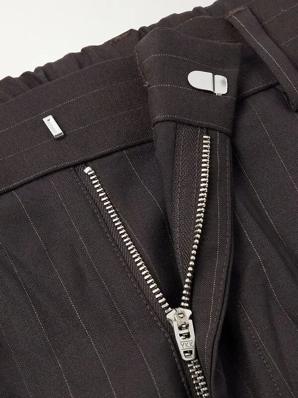 Nn07 Straight-leg Pleated Woven Trousers