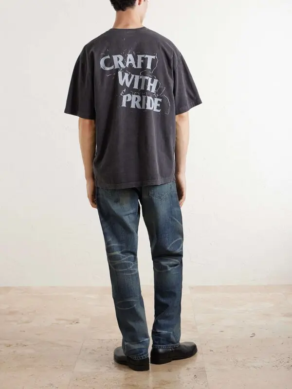 NEIGHBORHOOD Logo-printed Cotton-jersey T-shirt
