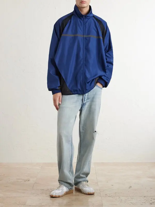 MAISON MARGIELA Mesh-trimmed Shell Jacket