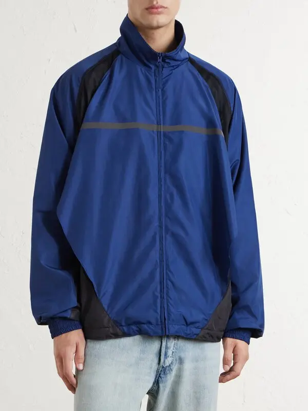 MAISON MARGIELA Mesh-trimmed Shell Jacket