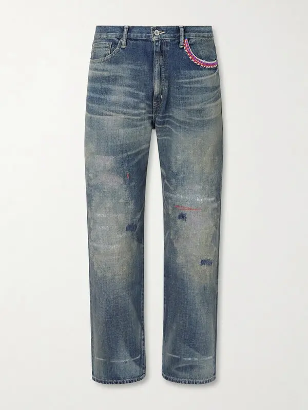 NEIGHBORHOOD Savage Straight-leg Jeans - Blue