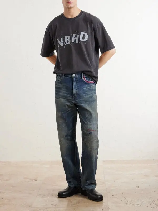 NEIGHBORHOOD Savage Straight-leg Jeans - Blue