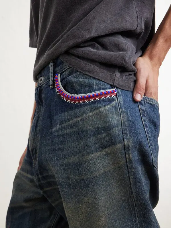 NEIGHBORHOOD Savage Straight-leg Jeans - Blue