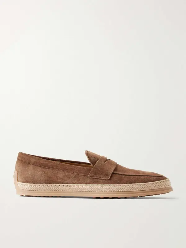 TOD'S Suede Espadrilles
