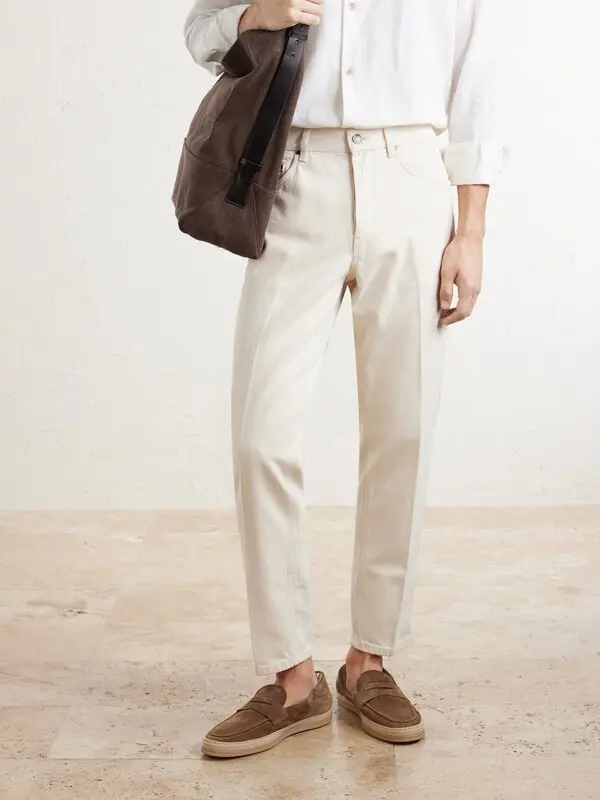 TOD'S Suede Espadrille Loafers