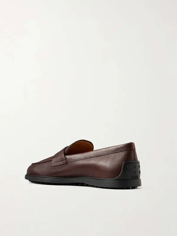 TOD'S Full-grain Leather Penny Loafers