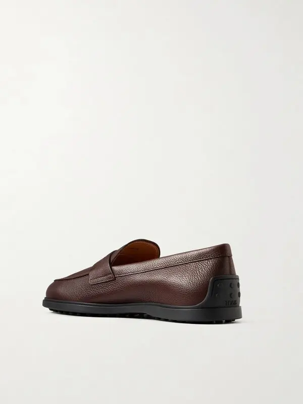 TOD'S Full-grain Leather Penny Loafers