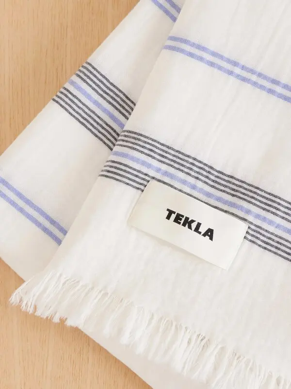 TEKLA Striped Cotton Sarong - Multi