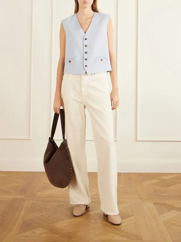 TOD'S Embellished Leather Loafers
