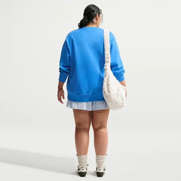 Nike Phoenix Fleece Oversized Crew-neck Sweatshirt - Blue