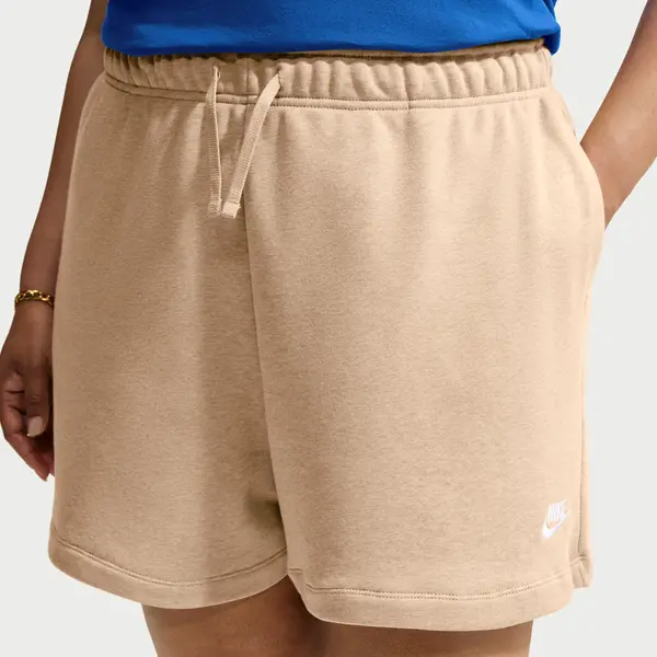 Nike Club Fleece Mid-rise Shorts - Brown