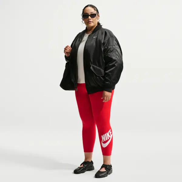 Nike Sportswear Classics High-waisted Graphic Leggings - Red