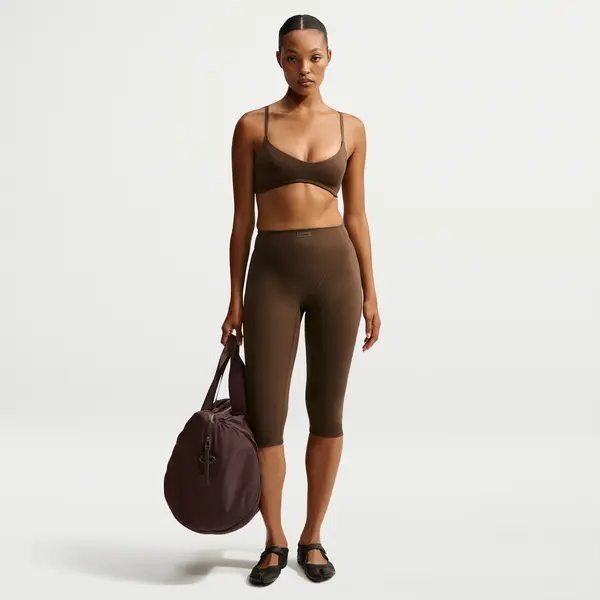 Nike Skims Puffer Gym Bag - Brown
