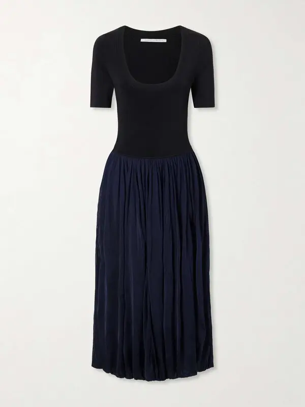 Maria Mcmanus Ribbed Woven Maxi Dress