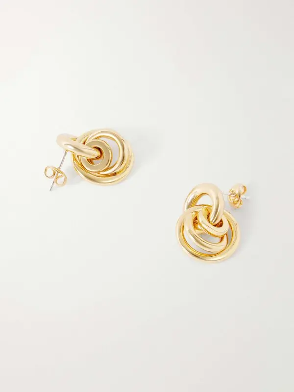 LAURA LOMBARDI Aria -toned Hoop Earrings