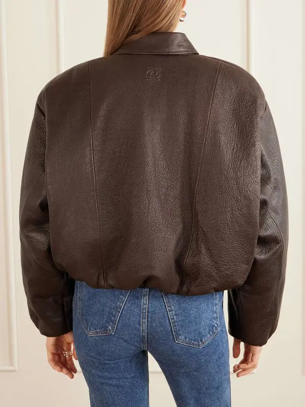 Magda Butrym Textured-leather Jacket