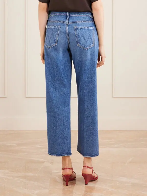 MOTHER The Mid Rise Maven Flood Wide-leg Jeans