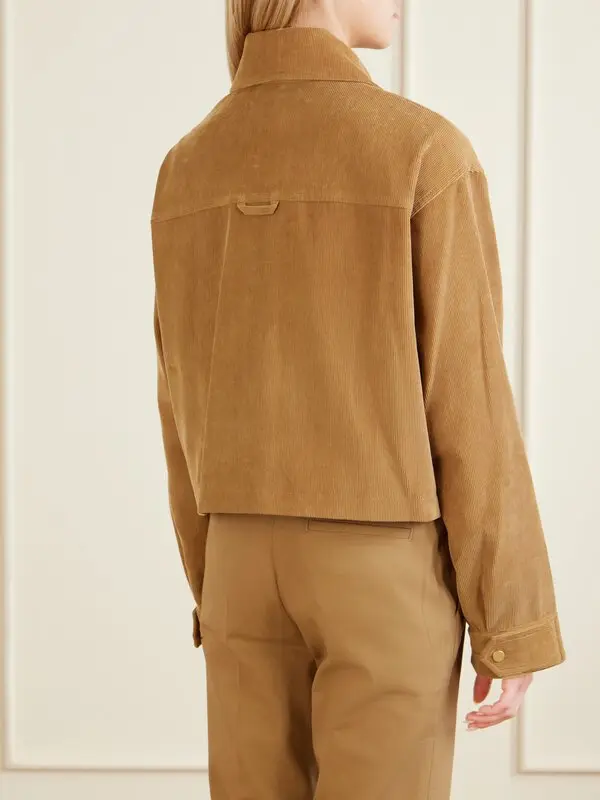 Maria Mcmanus Organic Cotton Cropped Corduroy Jacket