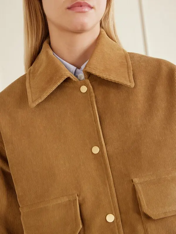 Maria Mcmanus Organic Cotton Cropped Corduroy Jacket