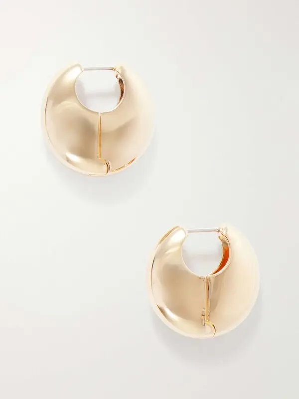 LAURA LOMBARDI Ferma -toned Hoop Earrings