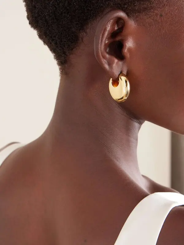 LAURA LOMBARDI Ferma -toned Hoop Earrings