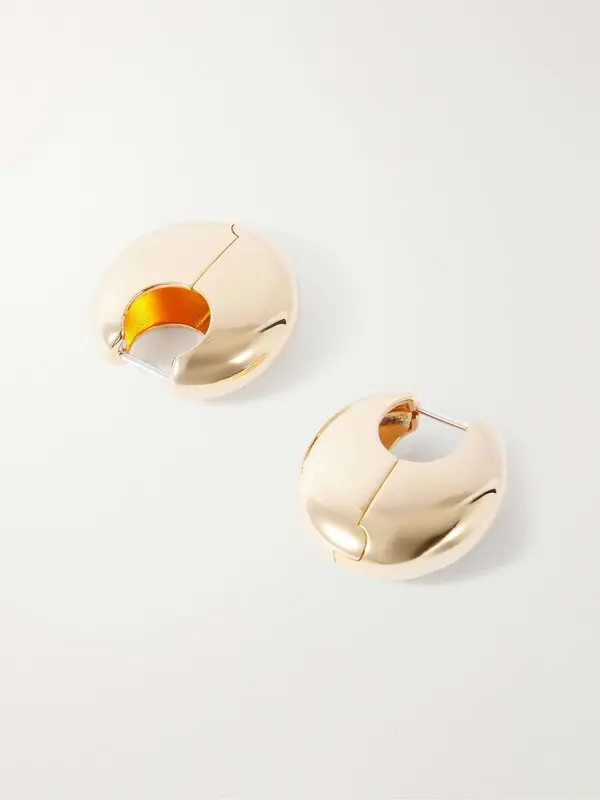 LAURA LOMBARDI Ferma -toned Hoop Earrings
