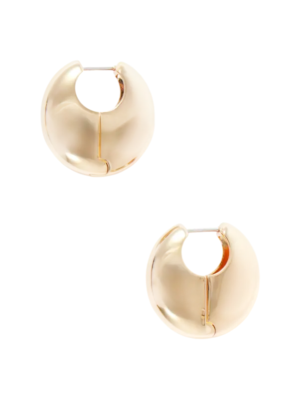 LAURA LOMBARDI Ferma Hoop Earrings - Gold