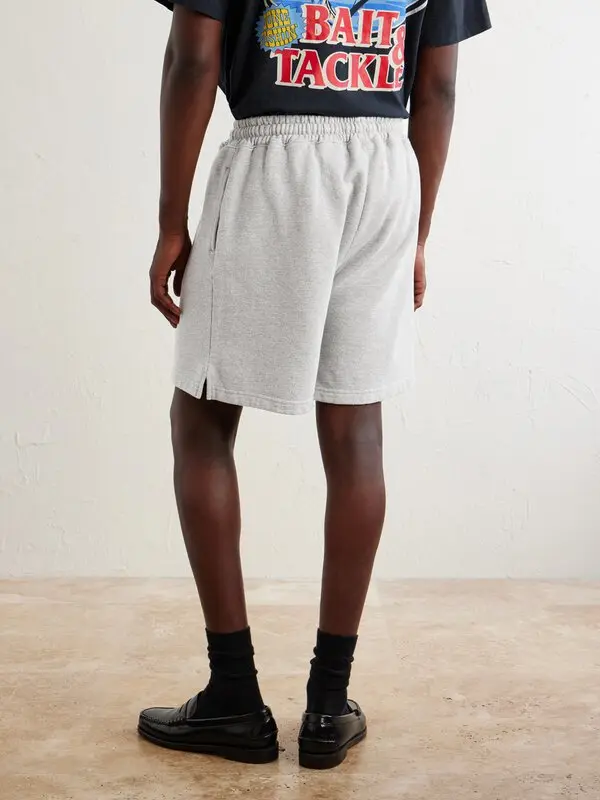CHERRY LOS ANGELES Logo Embroidered Cotton Shorts
