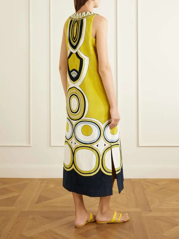 La DoubleJ Totem Cotton Midi Dress