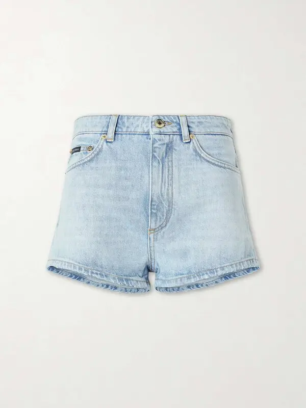 Dolce & Gabbana Cotton Denim Shorts