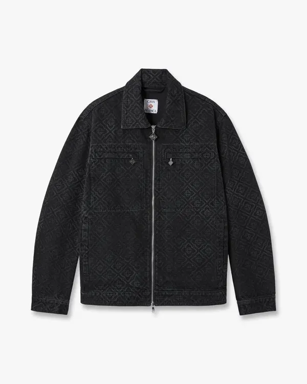 Casablanca Monogram Denim Jacket