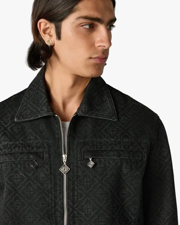 Casablanca Monogram Denim Jacket