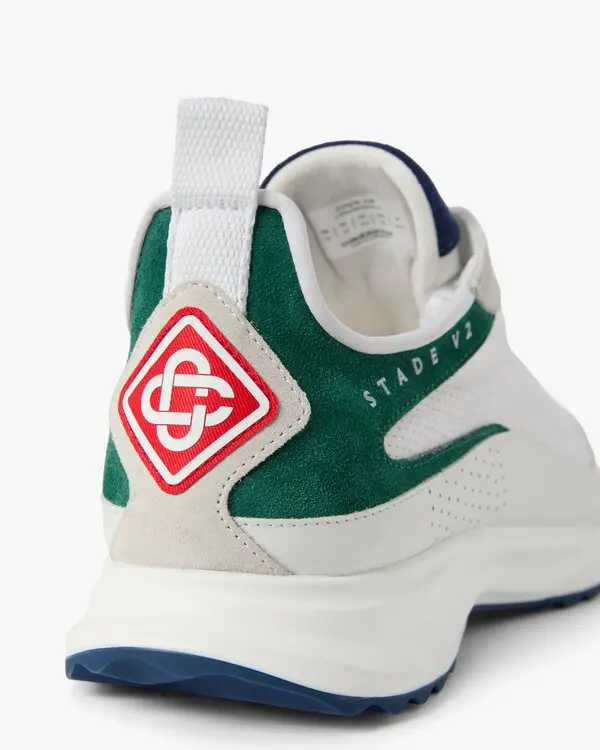 Casablanca White & Stade Zip Sneaker