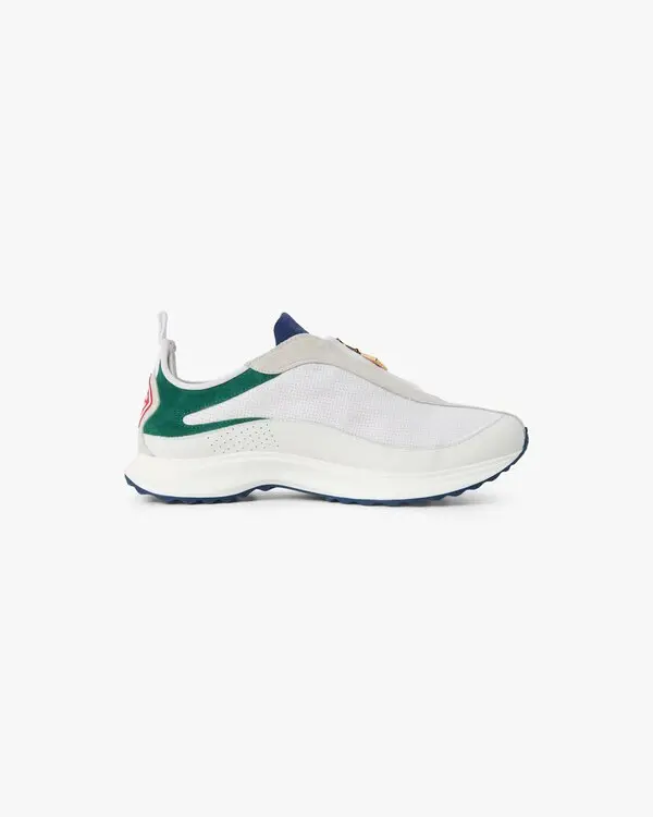 Casablanca White & Stade Zip Sneaker