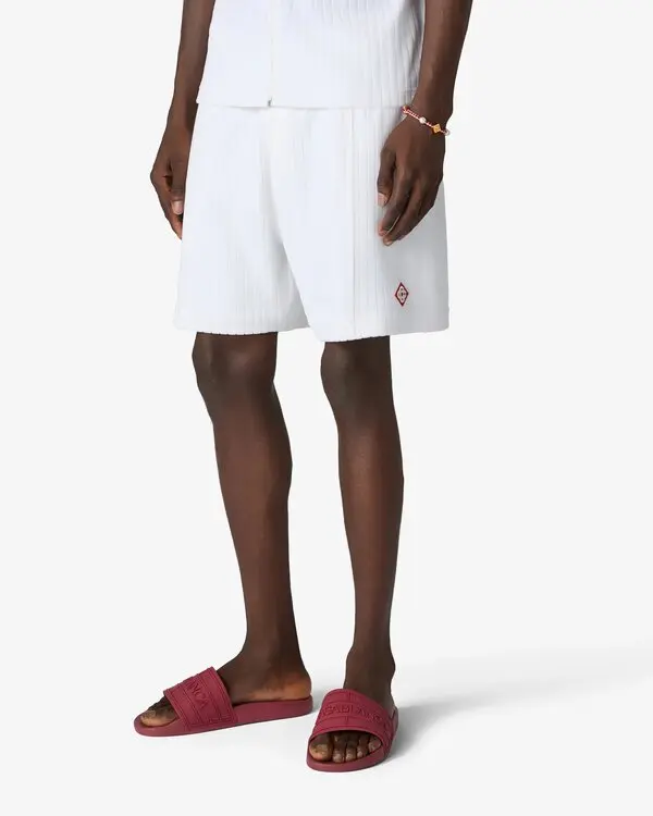 Casablanca Burgundy Logo Pool Slides