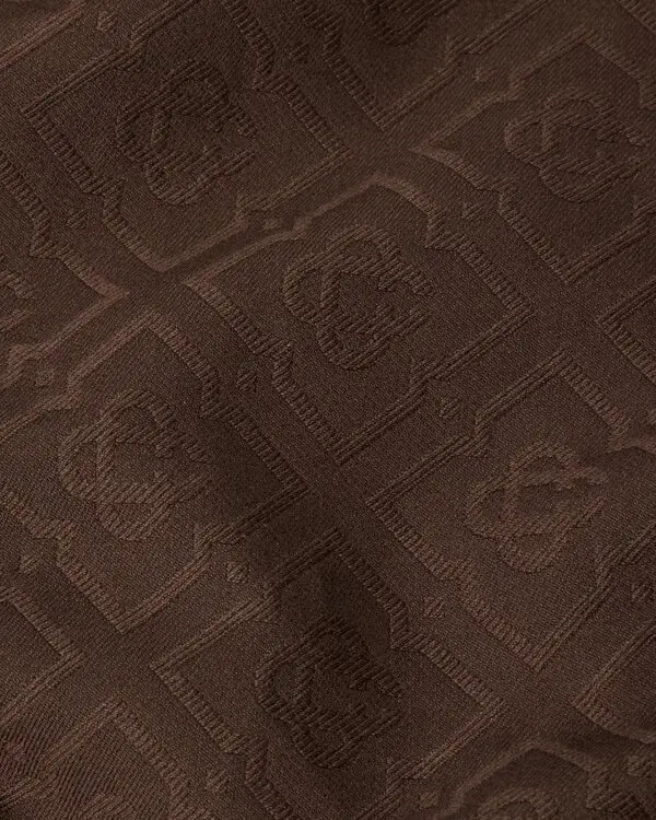 Casablanca Monogram Canvas Midi Dress - Dark Brown