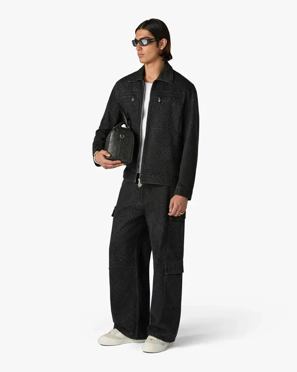 Casablanca Monogram Cargo Denim Jeans