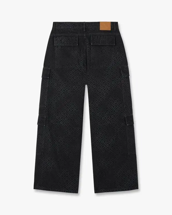 Casablanca Monogram Cargo Denim Jeans